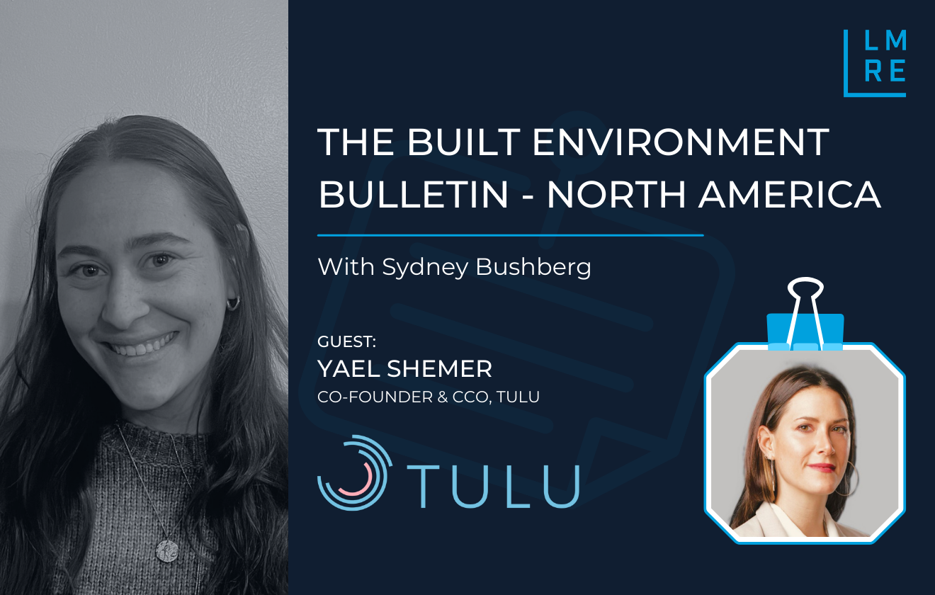 The Built Environment Bulletin with Yael Shemer, TULU